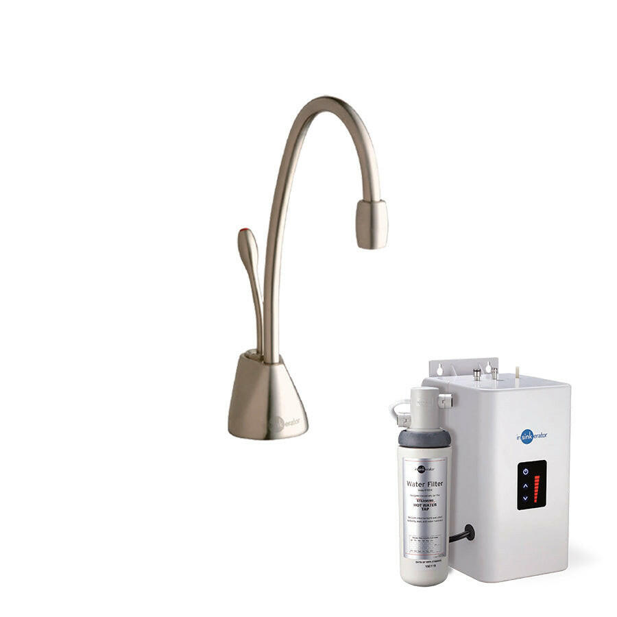 INSINKERATOR® Hot Water Only System | Chrome Single Lever Dispenser ...