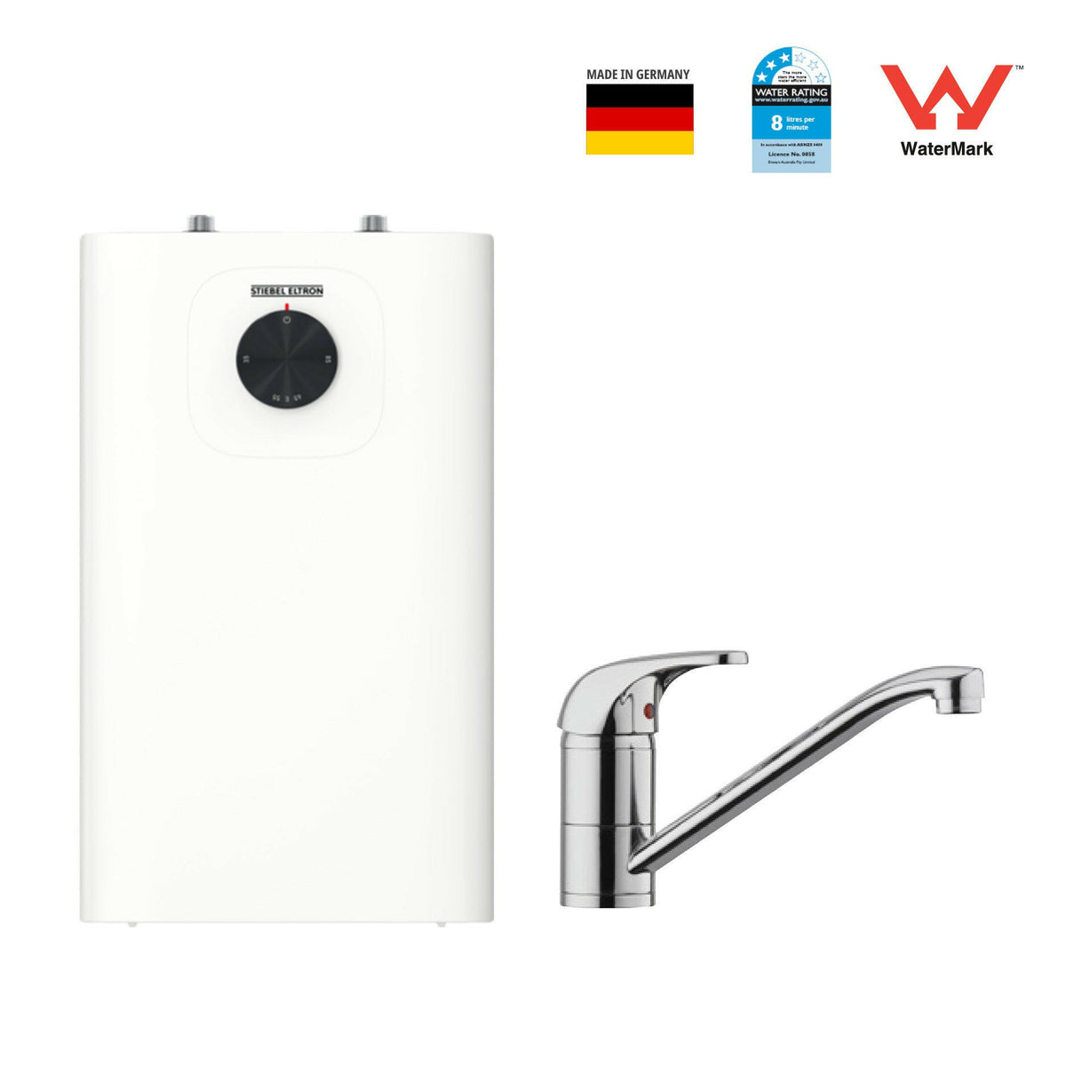 SNU Plus Open Vented Compact Storage Water Heaters & Taps – Waterfilters NZ