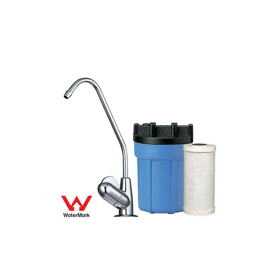 Under Bench “Mini” Water Filter System with “Classic” Faucet (CBM-05 ...