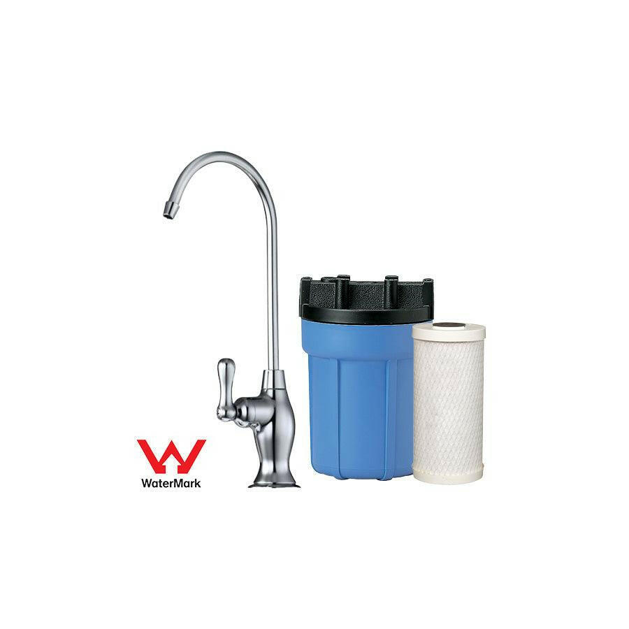 Under Bench “Mini” Water Filter System with “Deluxe” Faucet (CBM-05 ...